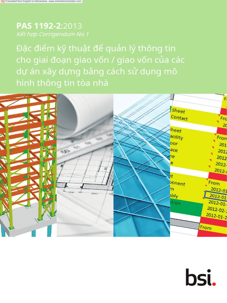 BSI PAS 1192 2 2013.en - VI | PDF