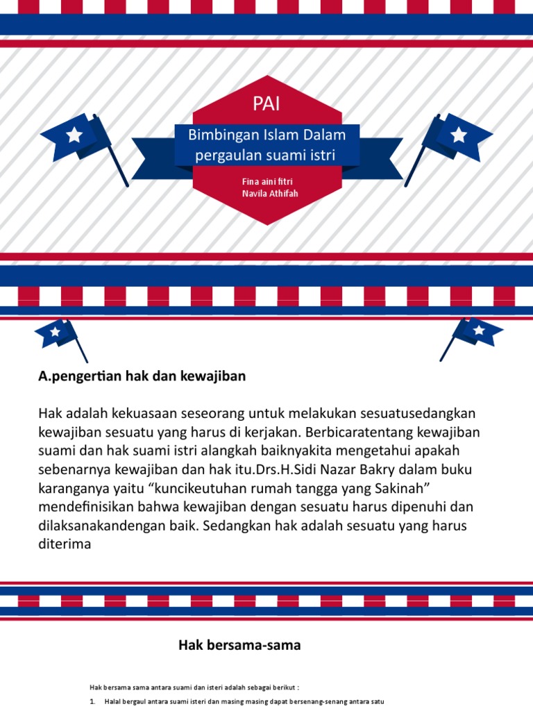 Bimbingan Islam Dalam Pergaulan Suami Istri: Fina Aini Fitri Navila ...