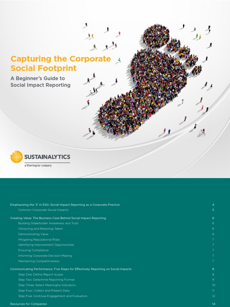 Capturing Corporate Social Footprint Beginners Guide Social Impact ...