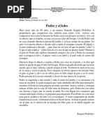 Pedro y El Lobo 80 Ejercicios de Compresión de Lectura | PDF