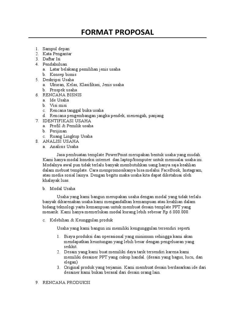 Rencana Bisnis Jasa Template PowerPoint | PDF | Bisnis | Komputer