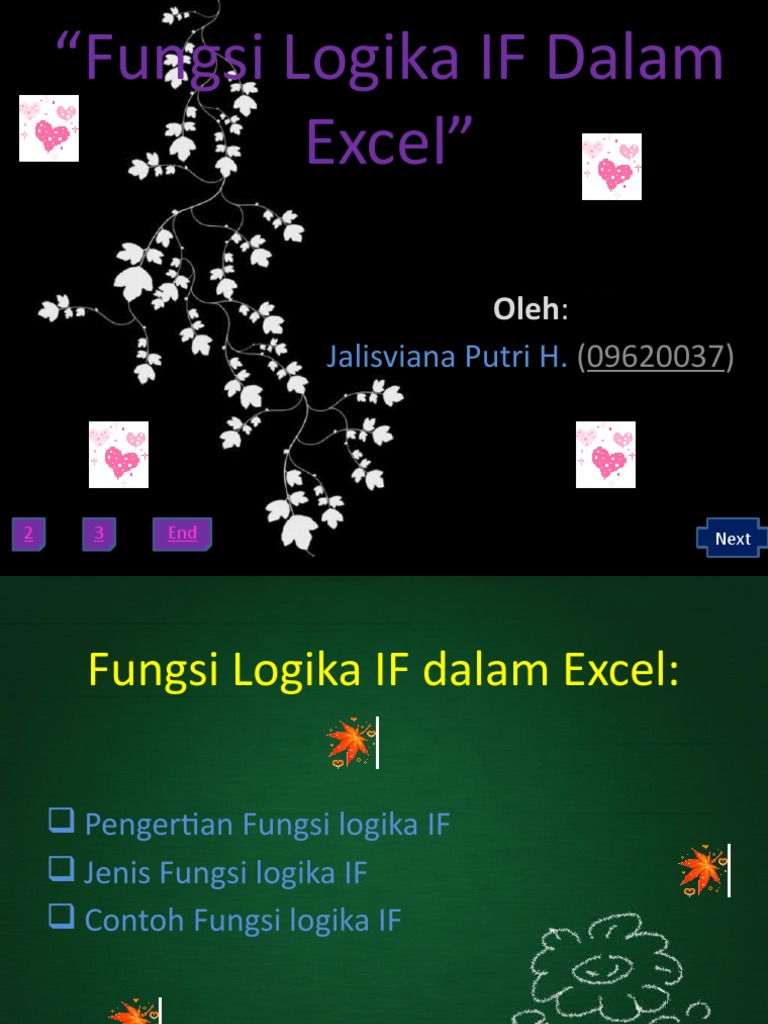 Fungsi Logika If Dalam Excell | PDF