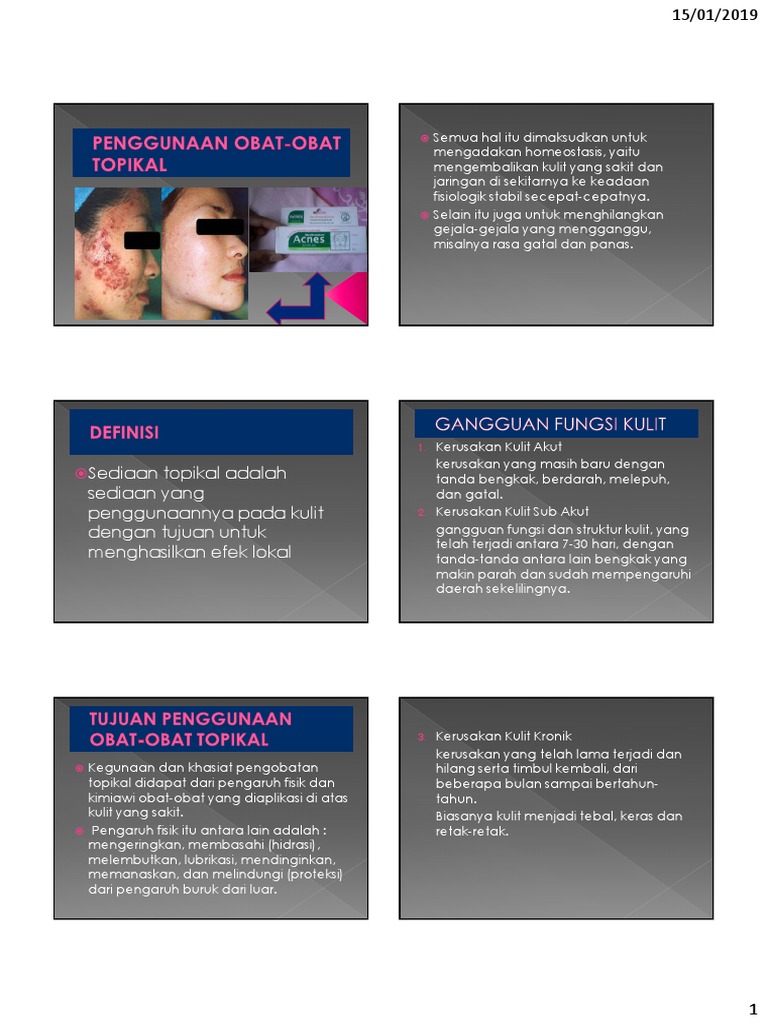 Penggunaan Obat-Obat Topikal | PDF