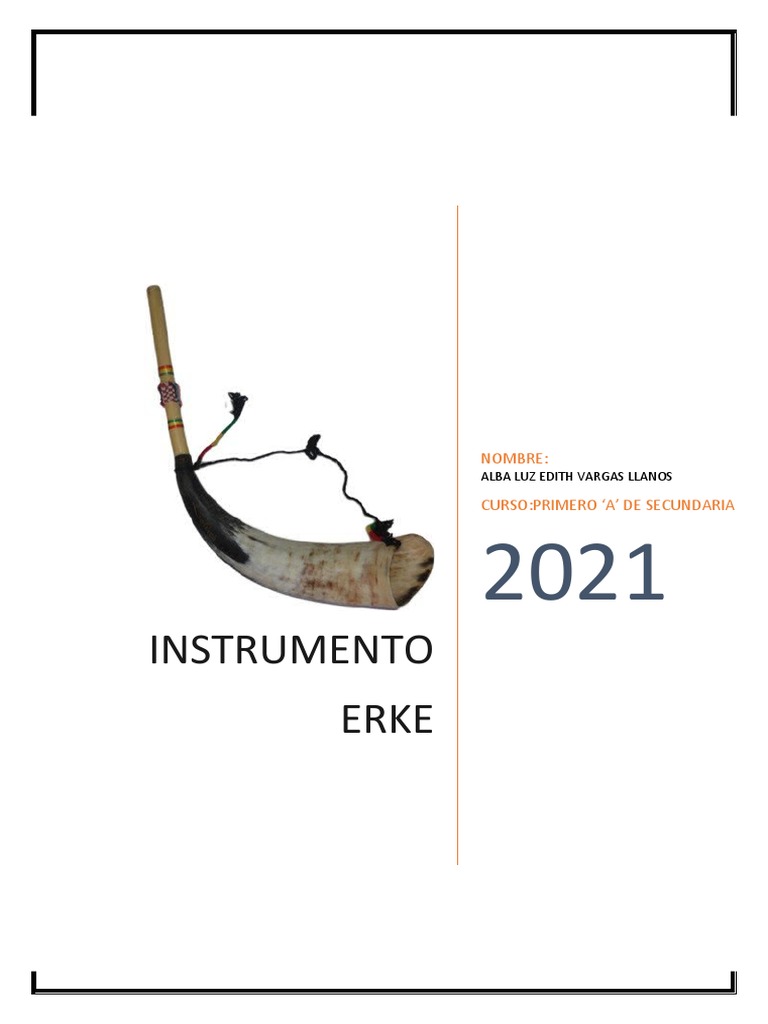 Instrumento Erke | PDF | Trompeta | Instrumentos musicales