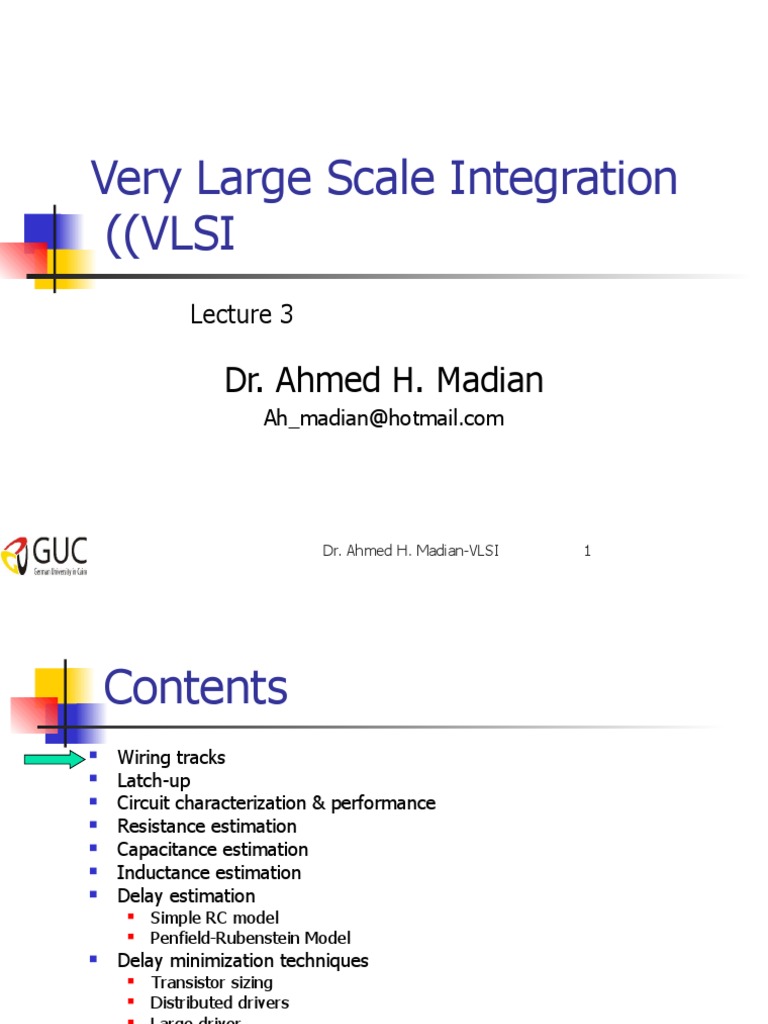 Resistance Capacitance | PDF | Cmos | Mosfet