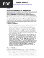 Google Scholar Guide for Students | PDF | Libraries | Communication
