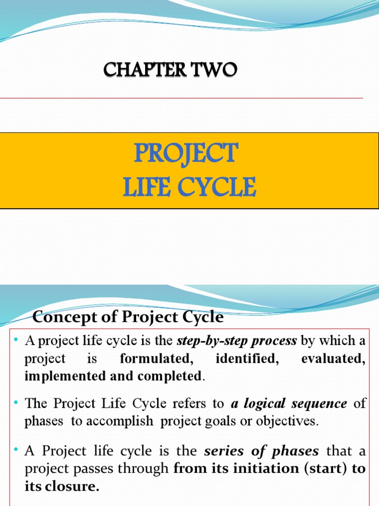 Chapter 2 - Project Life Cycle | PDF | Feasibility Study | Real Estate ...