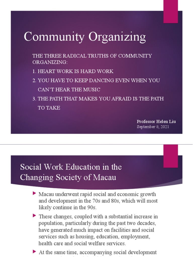 Communityorganizing Week1 08092021 | PDF | System | Community