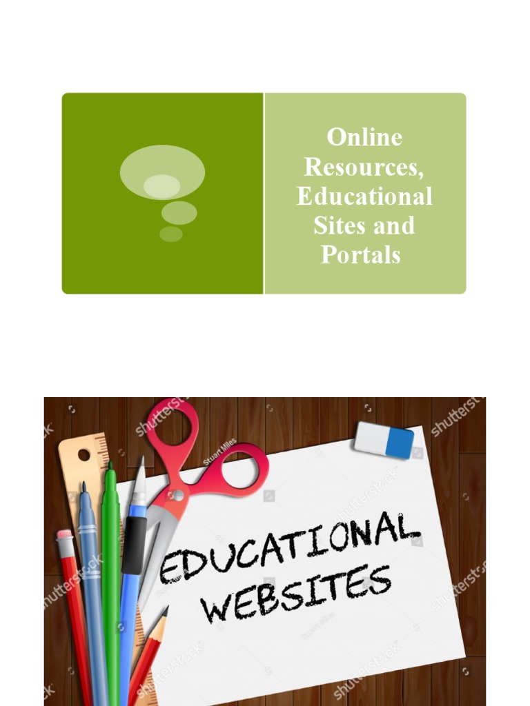 Educational Sites and Resources Overview | PDF