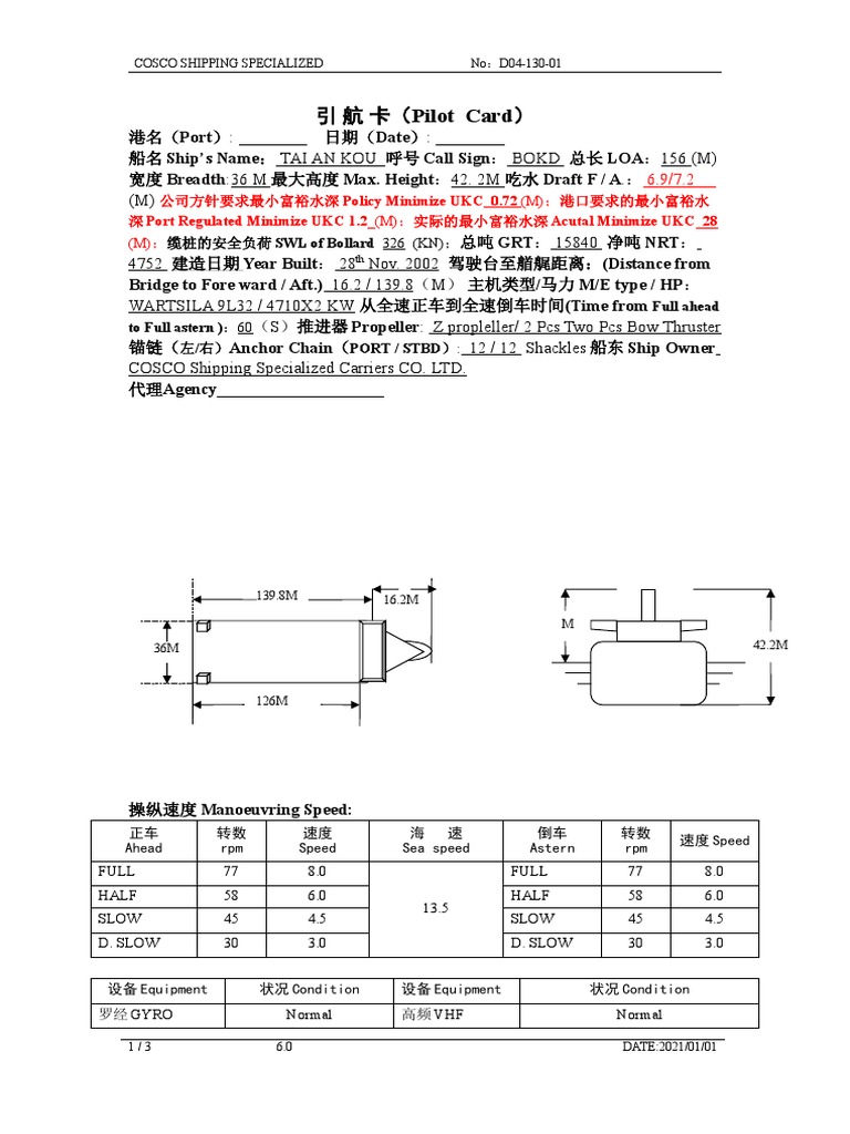 Pilot card-TAK | PDF