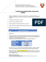 Informe de Revision de Expediente Tecnico | PDF