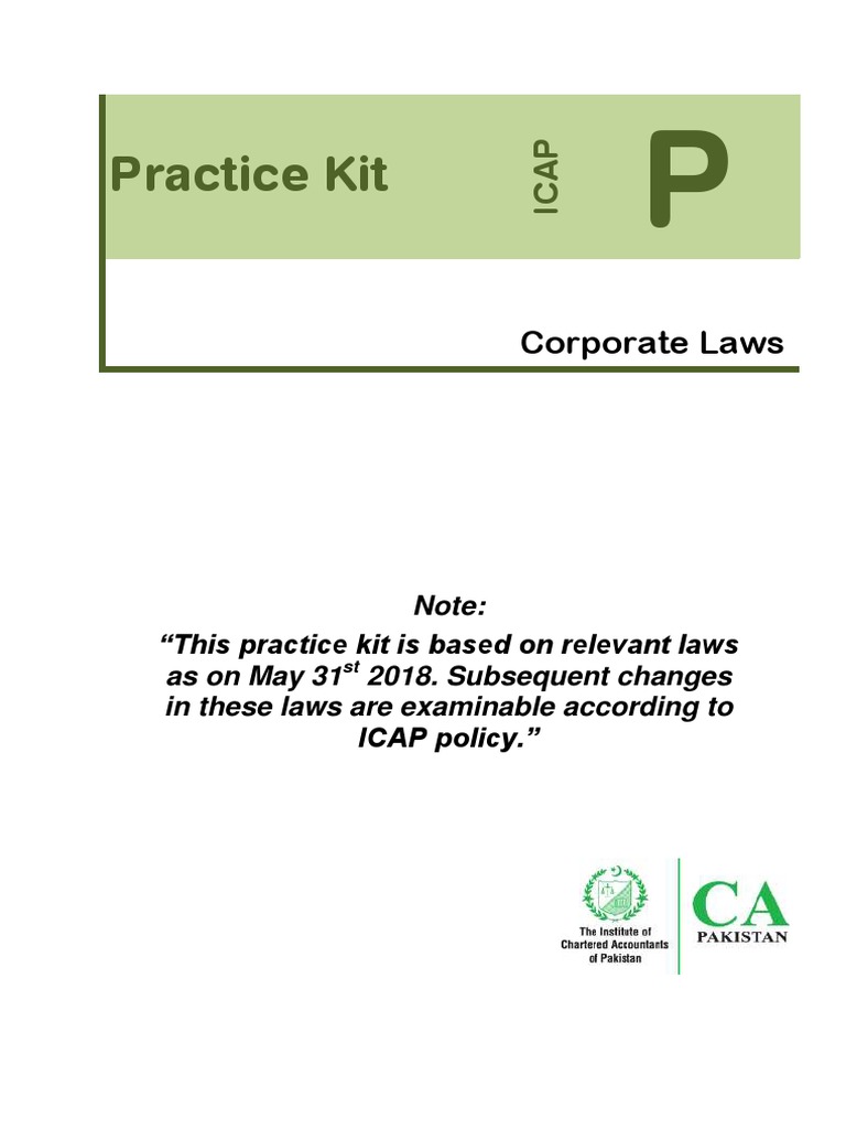 Cfap 2 CLW PK | PDF | Corporate Governance | Corporate Law