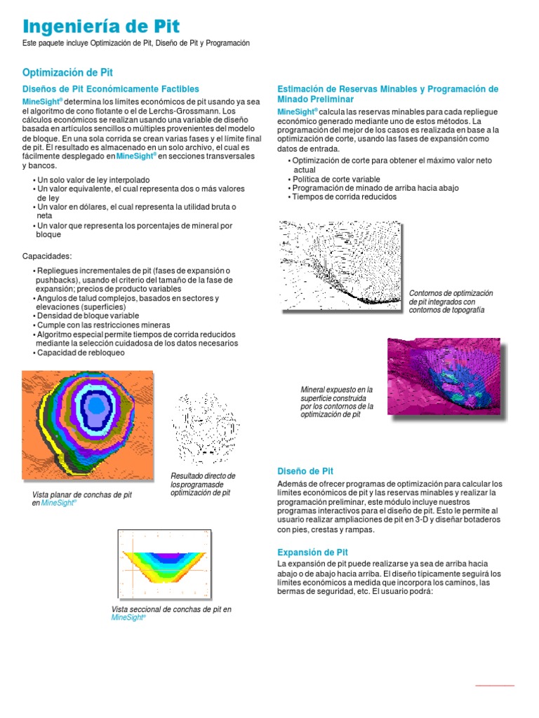 SF Open Pit Eng Esp | PDF | Optimización Matemática | Programación de ...