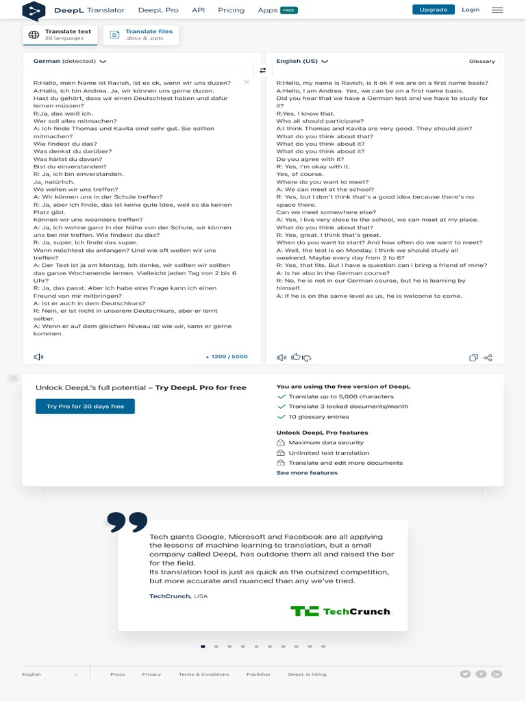 DeepL Translate The World's Most Accurate Translator | PDF
