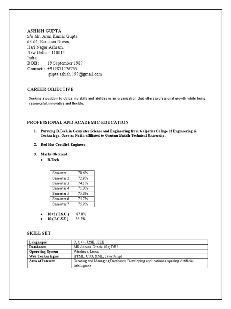 Curriculum Vitae | PDF | Ibm Db2 | Databases