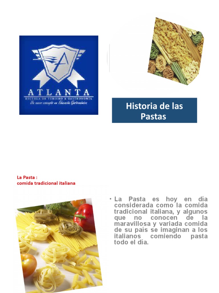 Historias de Las Pastas | PDF | Pasta | Alimentos
