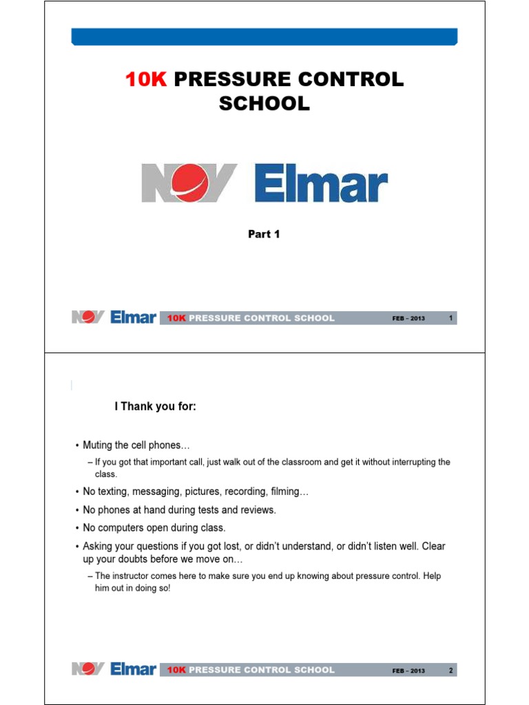 Elmar 10K English ALL | PDF | Valve | Pressure