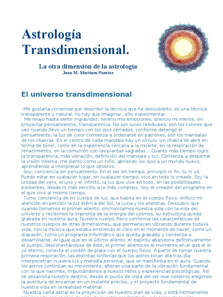 Trans Dimensional | PDF | Viento solar | Tierra
