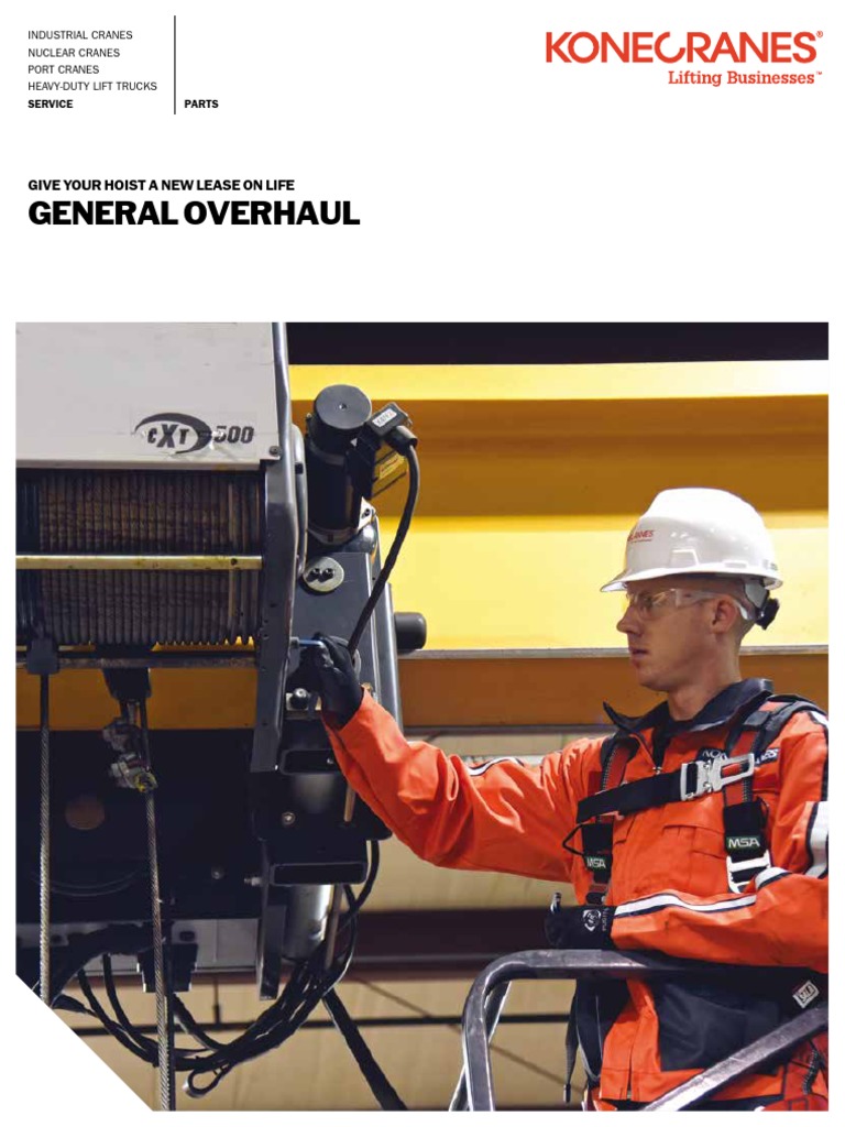 General Overhaul: Give Your Hoist A New Lease On Life | PDF | Crane ...