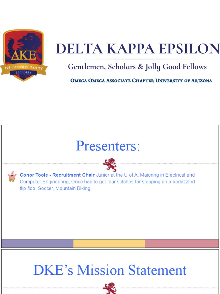 Dke Rush 2021 Fall | PDF