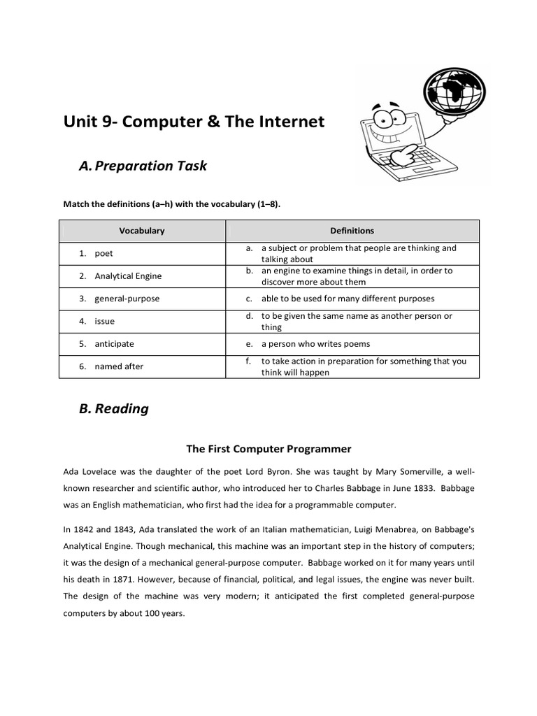The World's First Computer Programmer: Ada Lovelace and Her Development ...