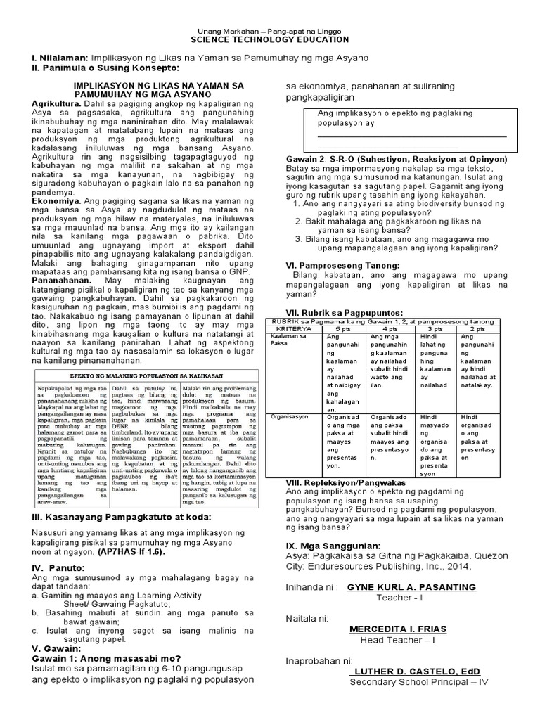 Ap7 Las Q1 W4-2021-Ste | PDF