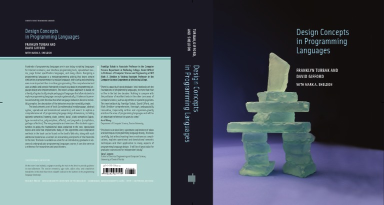 Design Concepts in Programming Languages | PDF | Programming Language ...