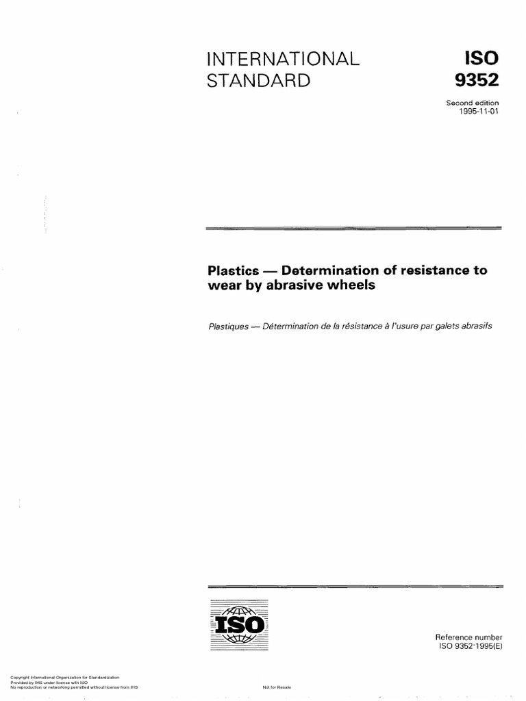 Iso 9352 - 1995 | PDF | International Organization For Standardization ...