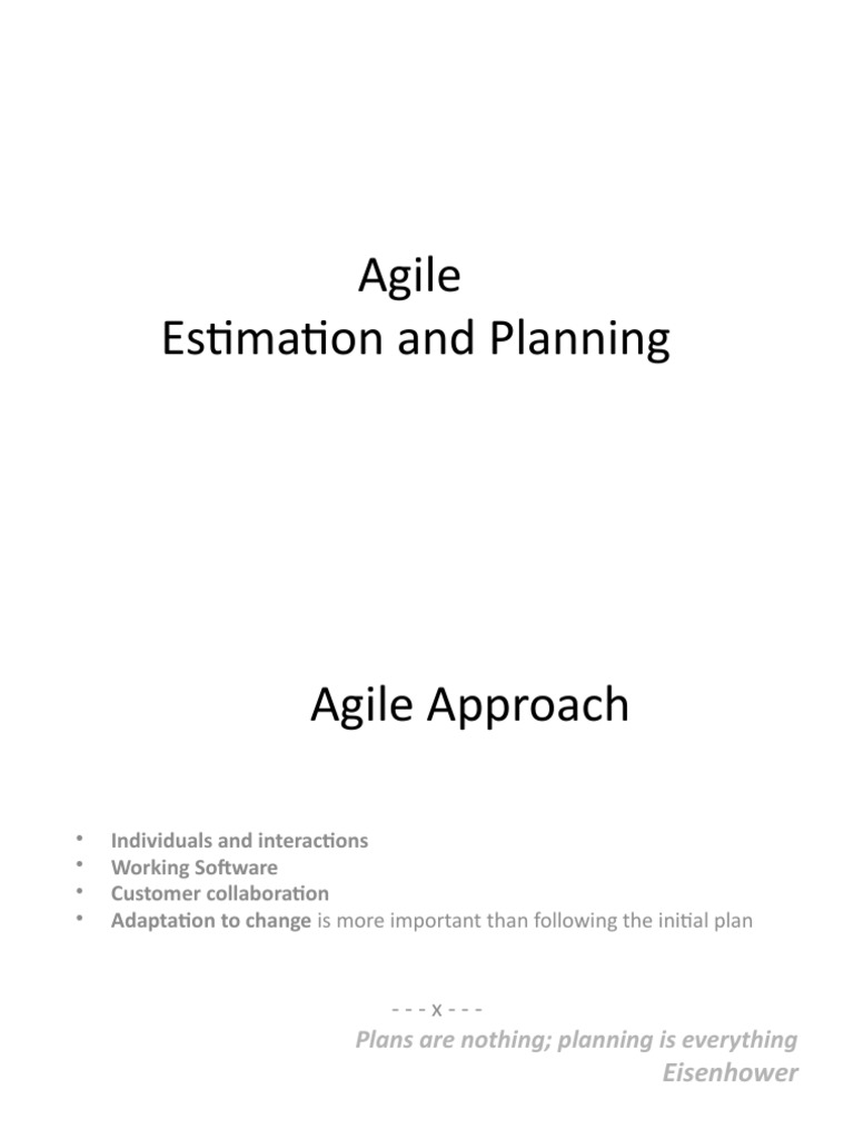 Agile Planning and Estimation | PDF | Agile Software Development ...