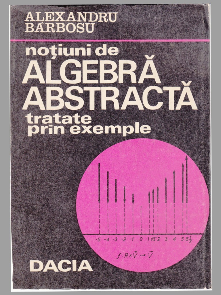 Notiuni de Algebra Abstracta Tratate Prin Exemple - A. Barbosu (1974) | PDF
