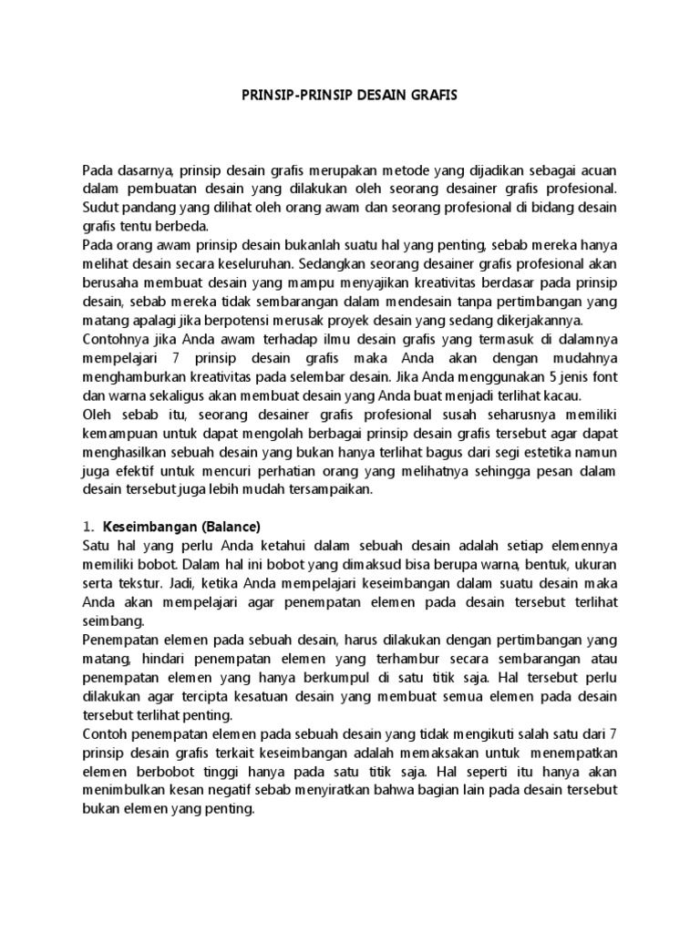 PRINSIP | PDF