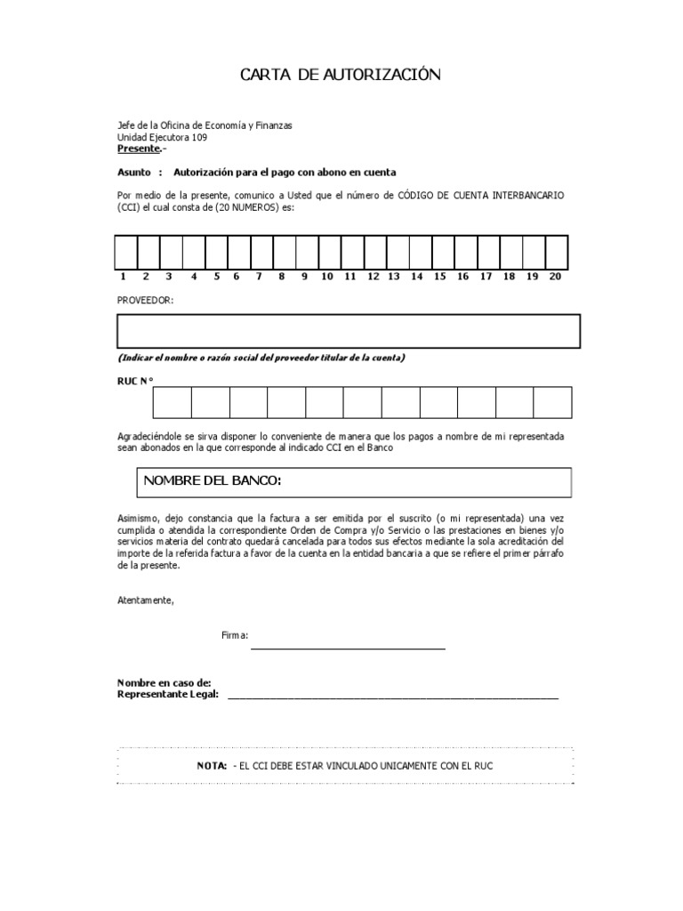 Formato Cci | PDF