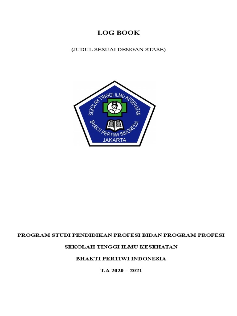 Cover Dan Petunjuk Pengisian Log Book | PDF