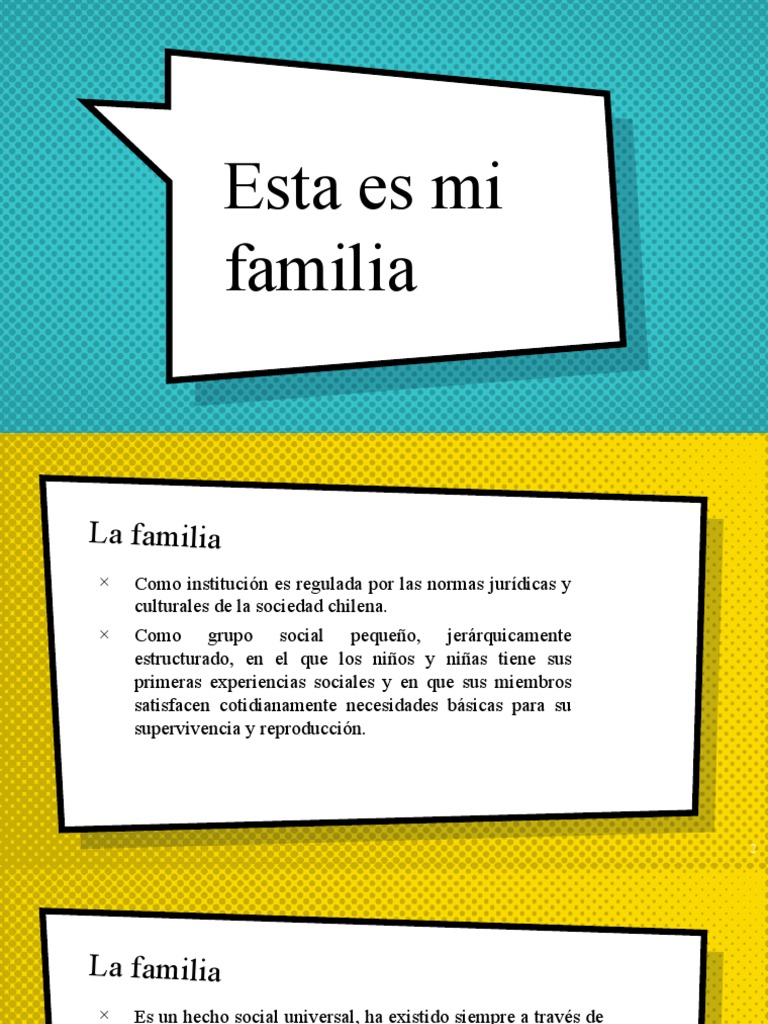 Esta Es Mi Familia | PDF | Familia | Ciencias del comportamiento