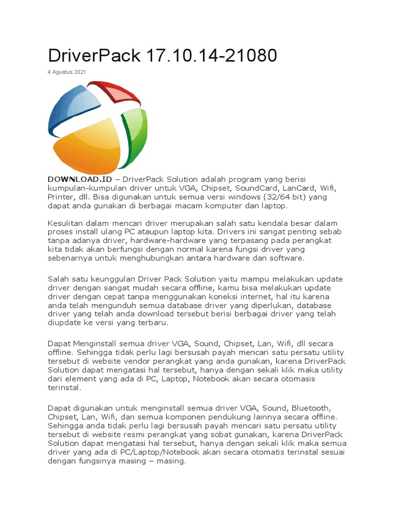 DriverPack 17 | PDF | Game & Aktivitas
