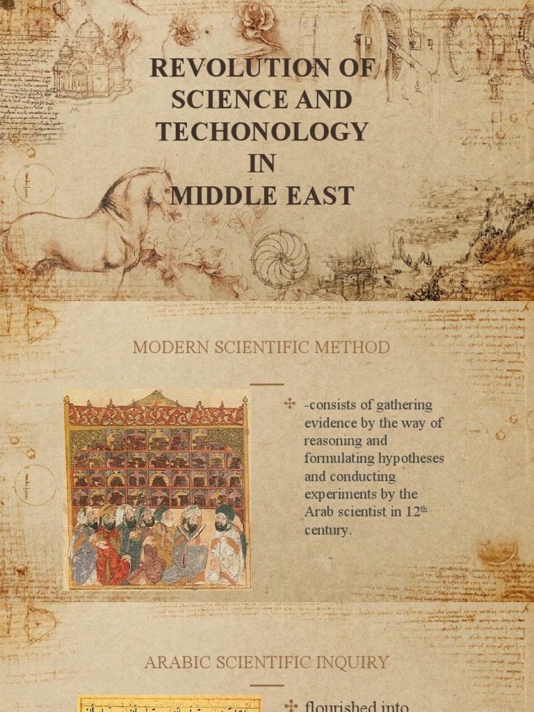 Revolution of Science and Techonology IN Middle East | PDF | Scientific ...