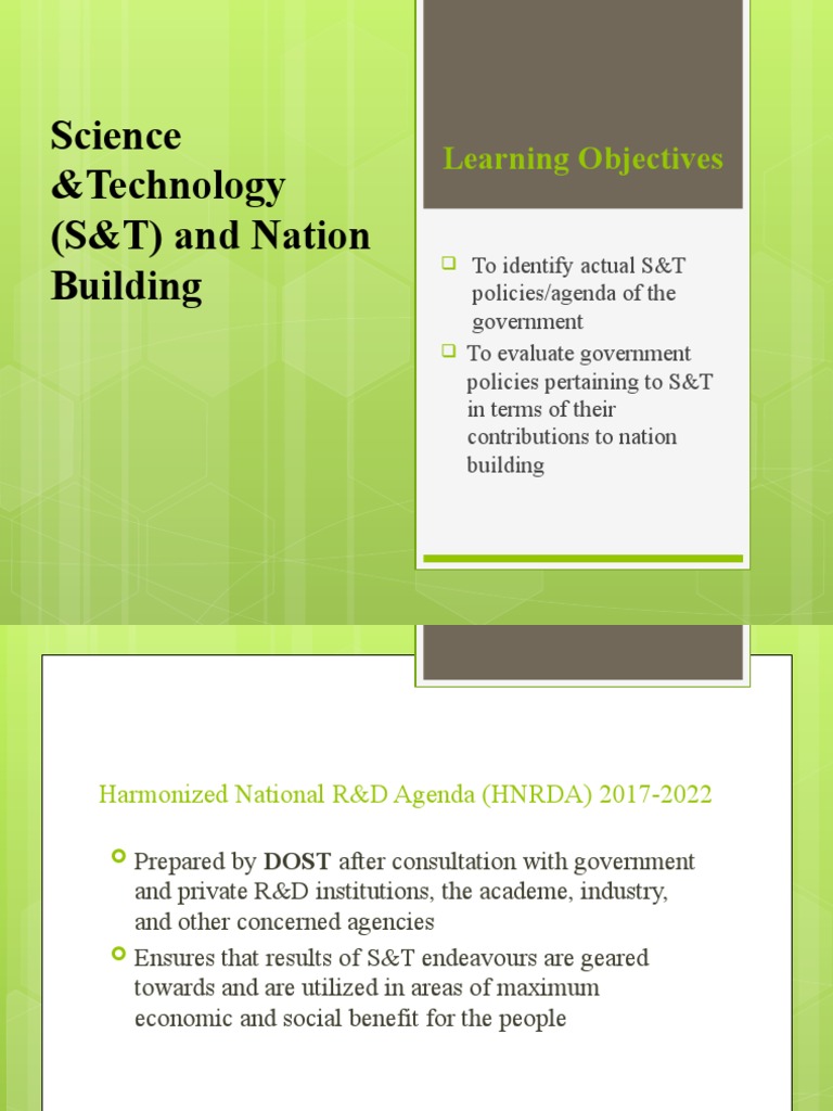 Science & Technology for Nation Building | PDF | Agriculture ...