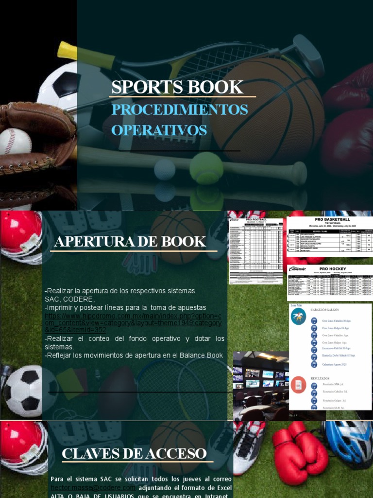 Procedimientos Operativos de Sportsbook | PDF | Informática