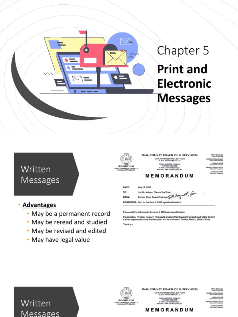 Planning, Drafting, and Finalizing Effective Written Business Messages ...