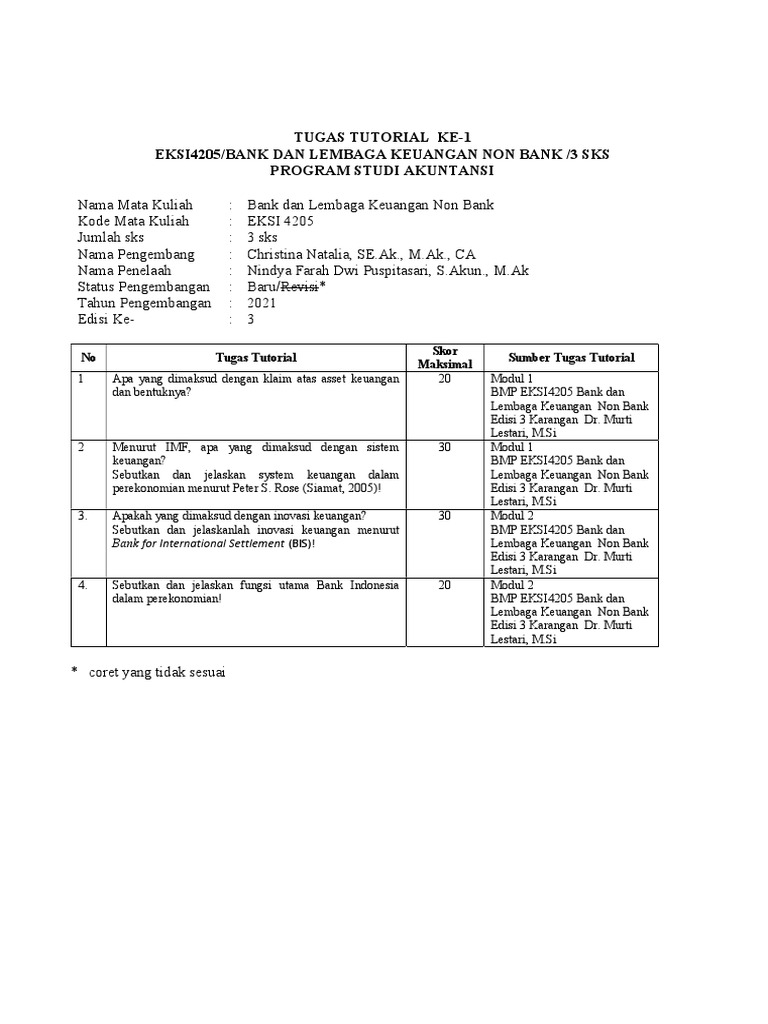 Tugas 1 EKSI4205 | PDF