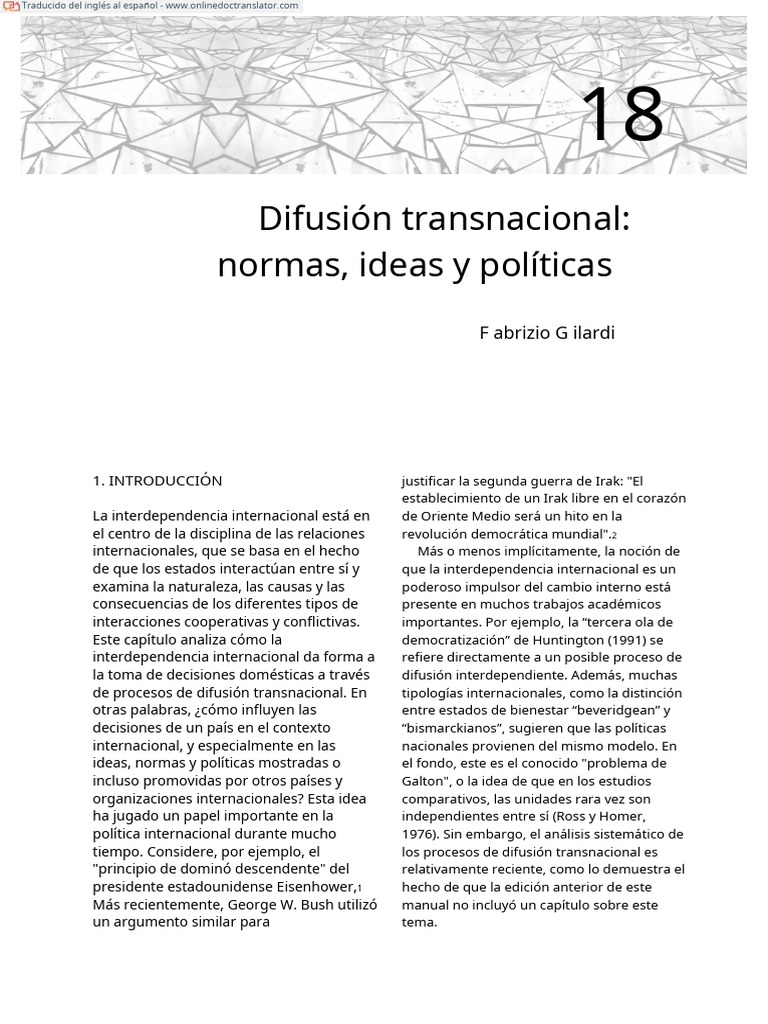 Español-Handbook of International Relations by Walter Carlsnaes ...