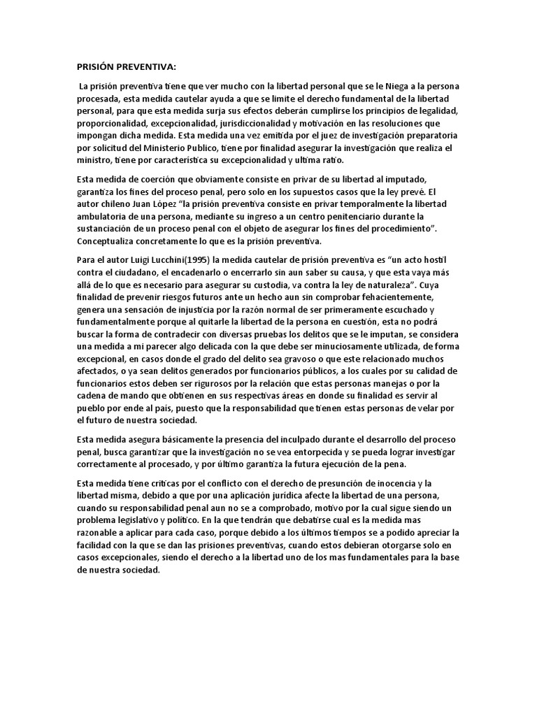 Modelo de Demanda de Prisión Preventiva | PDF | Prisión | Mandato
