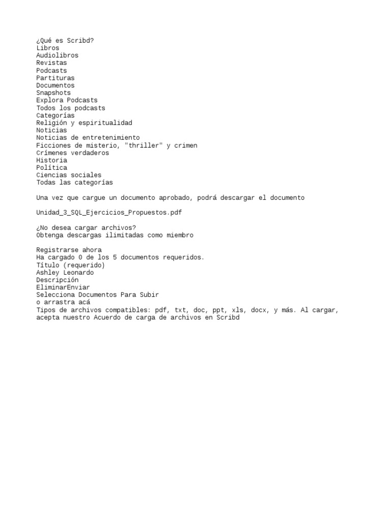 ¿Qué Es Scribd | PDF | Ciencias sociales