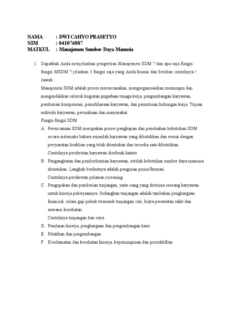 Dwi Cahyo Prasetyo 041076887 T1 Adbi4438 | PDF