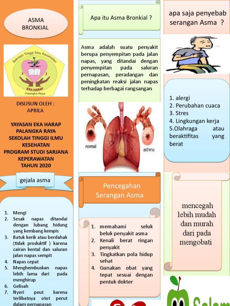Leaflet Asma Bronkial - Aprila | PDF