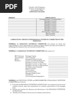 SAMPLE BNAP 2023 2025 - Template 1 | PDF | Human Nutrition | Malnutrition