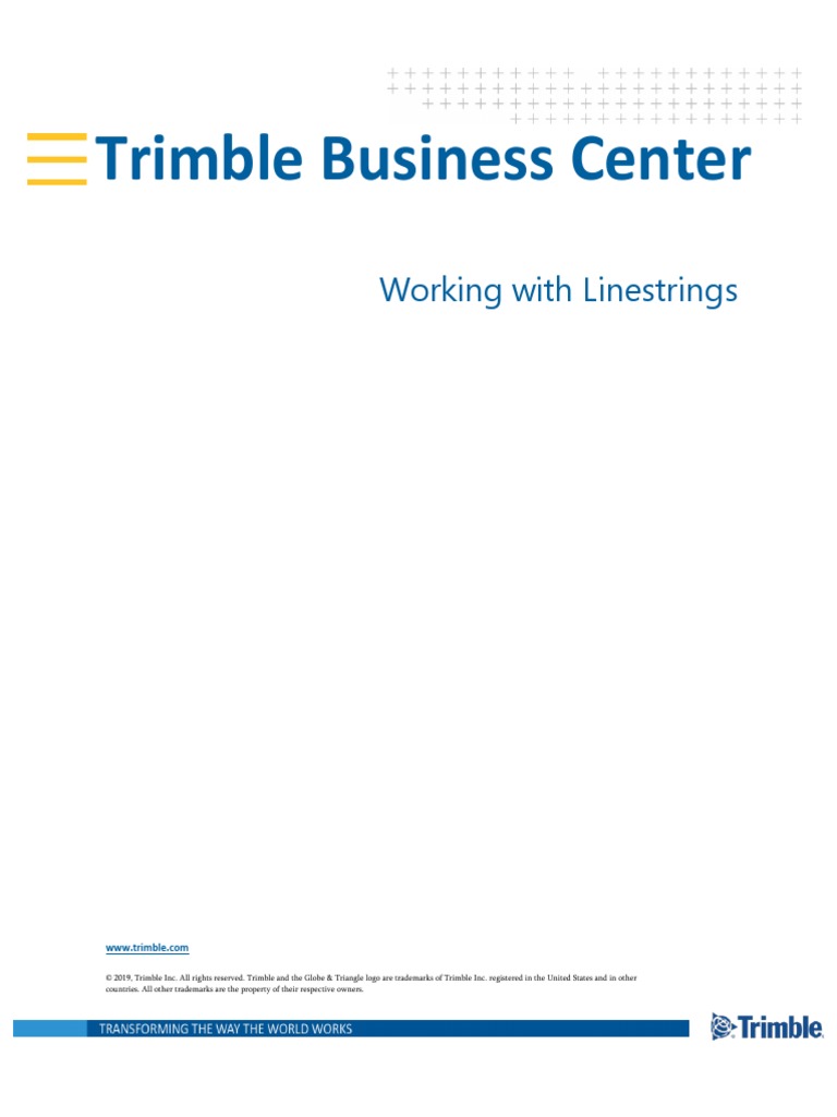 Working With Line Strings | PDF | Cursor (User Interface) | Interpolation