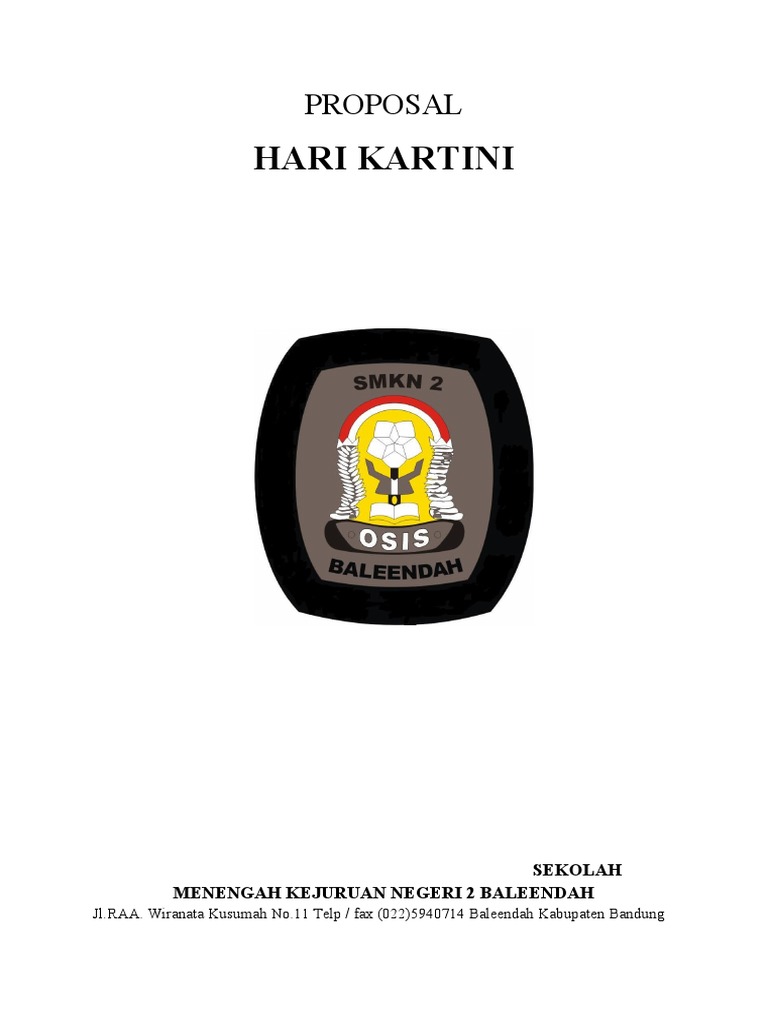 Proposal Hari Kartini 2018 | PDF