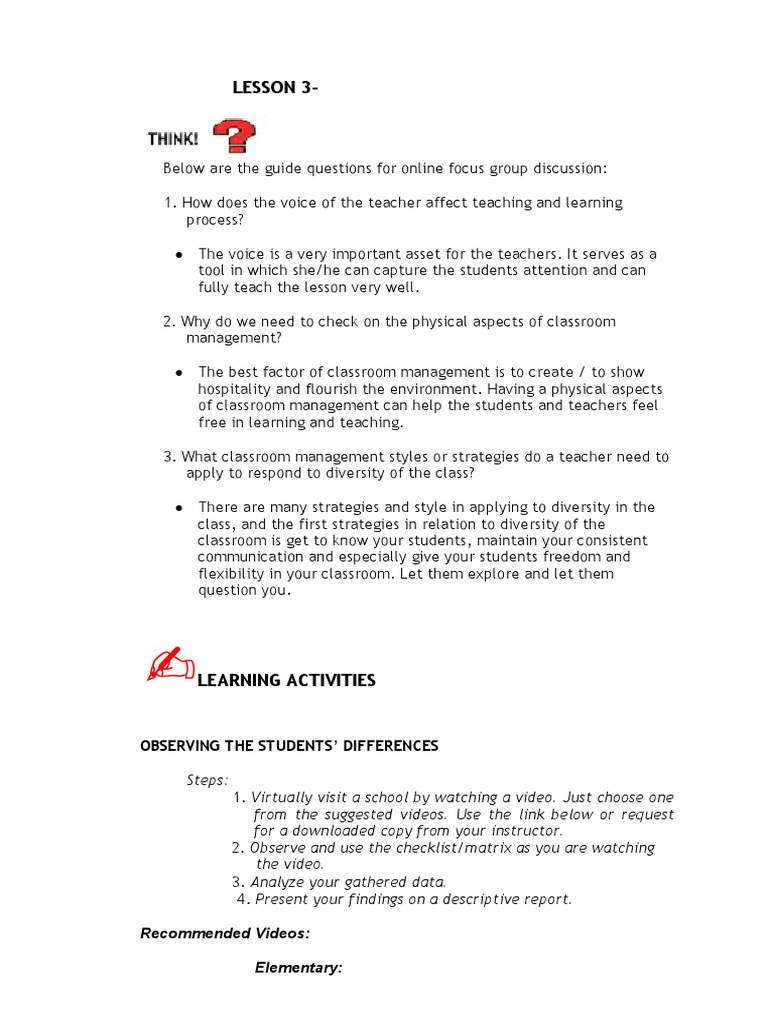 Classroom Management Strategies for Teachers | PDF | Classroom | Teachers