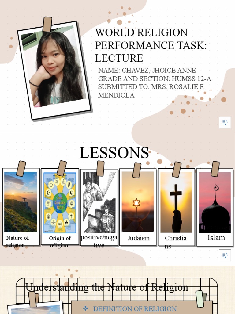 World Religion Performance Task | PDF | Catholic Church | God